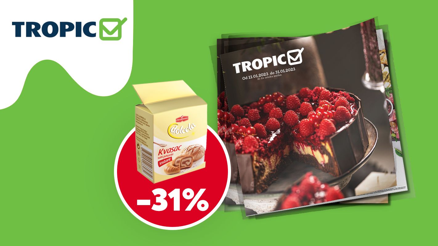 Tropic katalog od 11.01. do 31.01. | Cjenoteka.ba