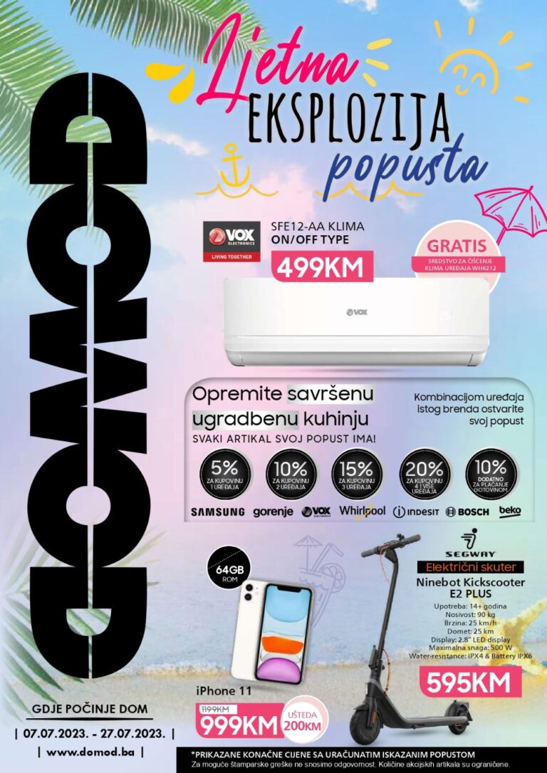 Domod katalog od 07.07. do 27.07. | Cjenoteka.ba